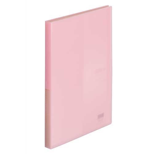 【スマートオフィス】クリヤーブック40P N-8102-12 桃 LIHITLAB