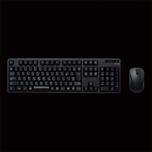【スマートオフィス】無線キーボード マウス付 TK-FDM106MBK エレコム