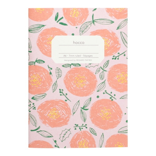 【スマートオフィス】hocco A6ノート 丸花 X001A6M 日本ノート