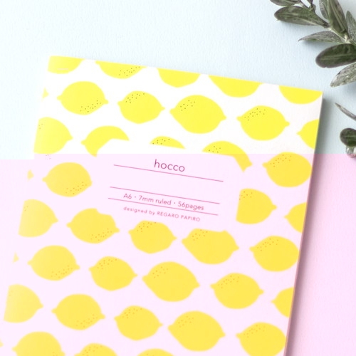 【スマートオフィス】hocco A6ノート レモン X001A6L 日本ノート