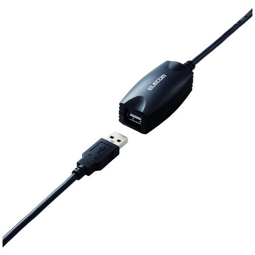 【スマートオフィス】USBエクステンダーケーブル5m USB2-EXC50 エレコム