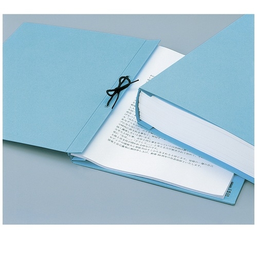 【スマートオフィス】のび～るファイル AE-50J A4S 青 セキセイ