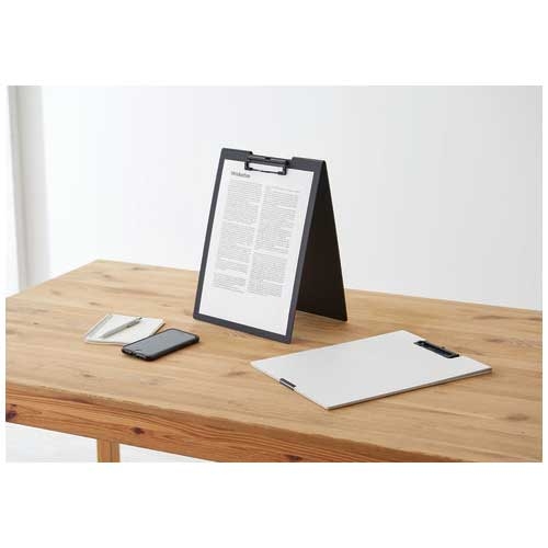 【スマートオフィス】クリップボードスタンド式FB-2126-60 A4 BK セキセイ