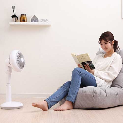 【スマートオフィス】サーキュレーター 15cm STF-DC152T-W アイリスオーヤマ
