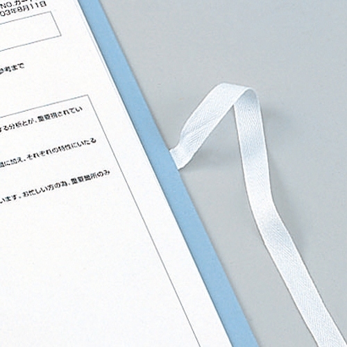 【スマートオフィス】のび～るファイル紐付 AE-50FH A4Sブルー セキセイ