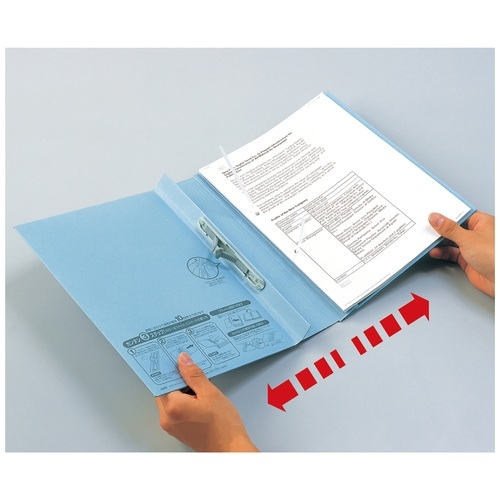 【スマートオフィス】のび～るファイル AE-50F A4Sブルー 10冊 セキセイ