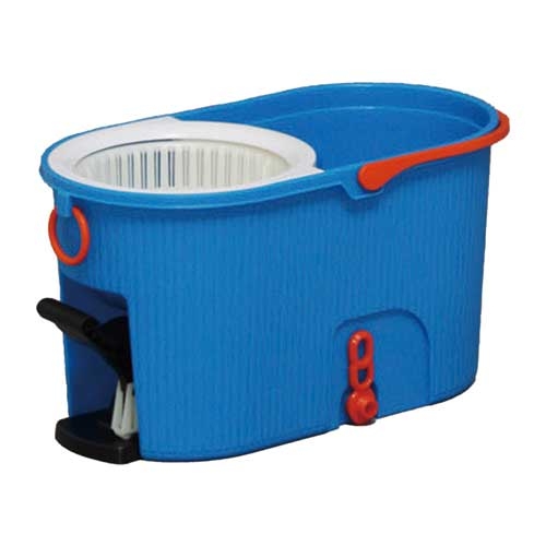 【スマートオフィス】回転モップセット 洗浄機能付き KMO-540S アイリスオーヤマ