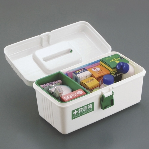 【スマートオフィス】救急箱 S ホワイト F-2485 不動技研