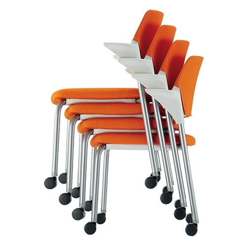 【スマートオフィス】会議イス CM551-MYC ブラック SANKEI