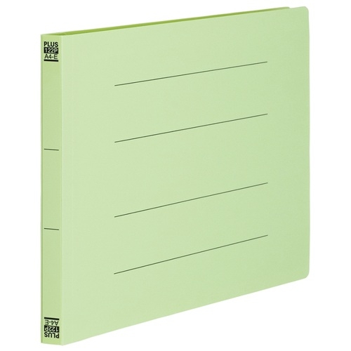 【スマートオフィス】PPフラットファイルA4E No.122P GR 1冊 プラス