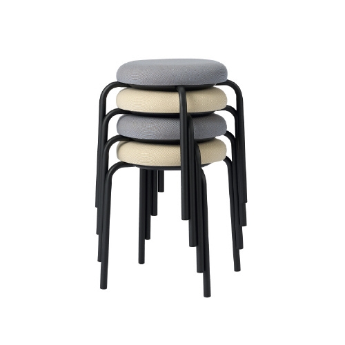 【スマートオフィス】丸イス TSN-ST(BL) ブルー KOEKI