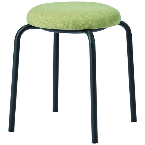 【スマートオフィス】丸イス TSN-ST(GN) グリーン KOEKI