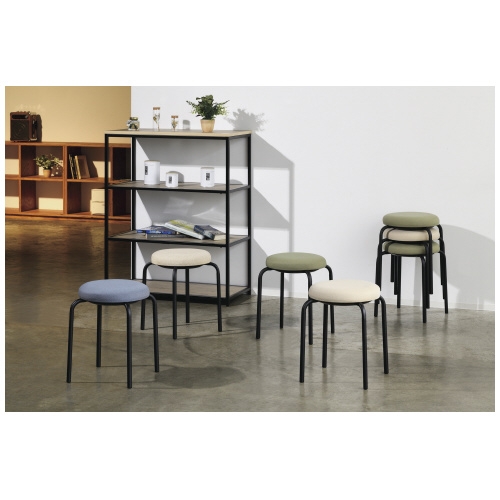 【スマートオフィス】丸イス TSN-ST(BJ) ベージュ KOEKI