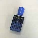 【スマートオフィス】回転ゴム印 CF-6LG 欧文6連特大 ゴシック シヤチハタ